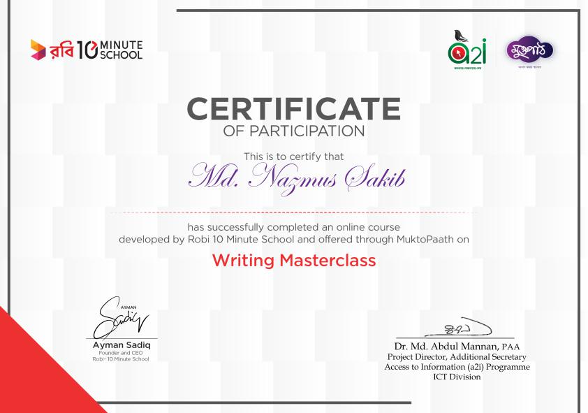 MD. NAZMUS SAKIB - | Competitive Problem Solver || Backend Engineer || Machine Learning ...