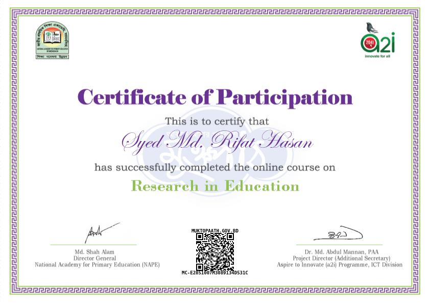 Syed Md. Rifat Hasan - | Cosmetologist | Pharmacist | Production ...